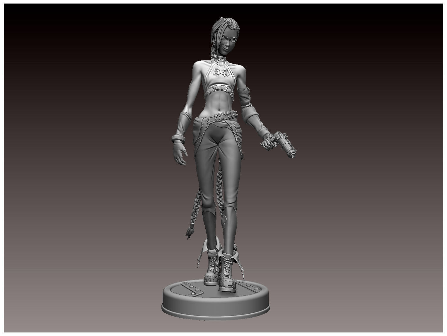 Jinx from the TV series Arcane 3D model 3D printable | CGTrader