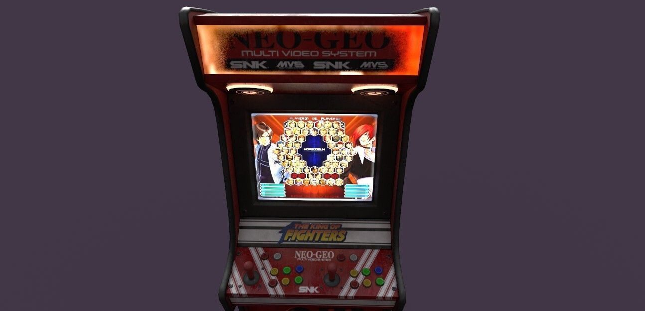 3D model THE KING OF FIGHTERS NEO-GEO Arcade Machine VR / AR / low-poly ...