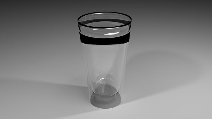 Drinking Glass - Pint 3D model | CGTrader