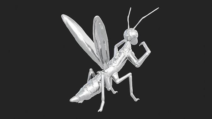 3D Printable Mantis Sculpture 3D model 3D printable | CGTrader