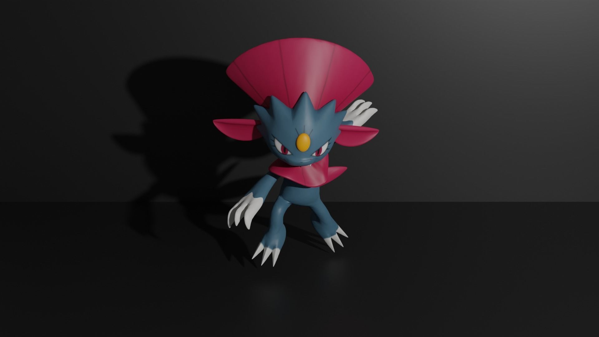 Weavile pokemon 3D print model 3D model 3D printable | CGTrader