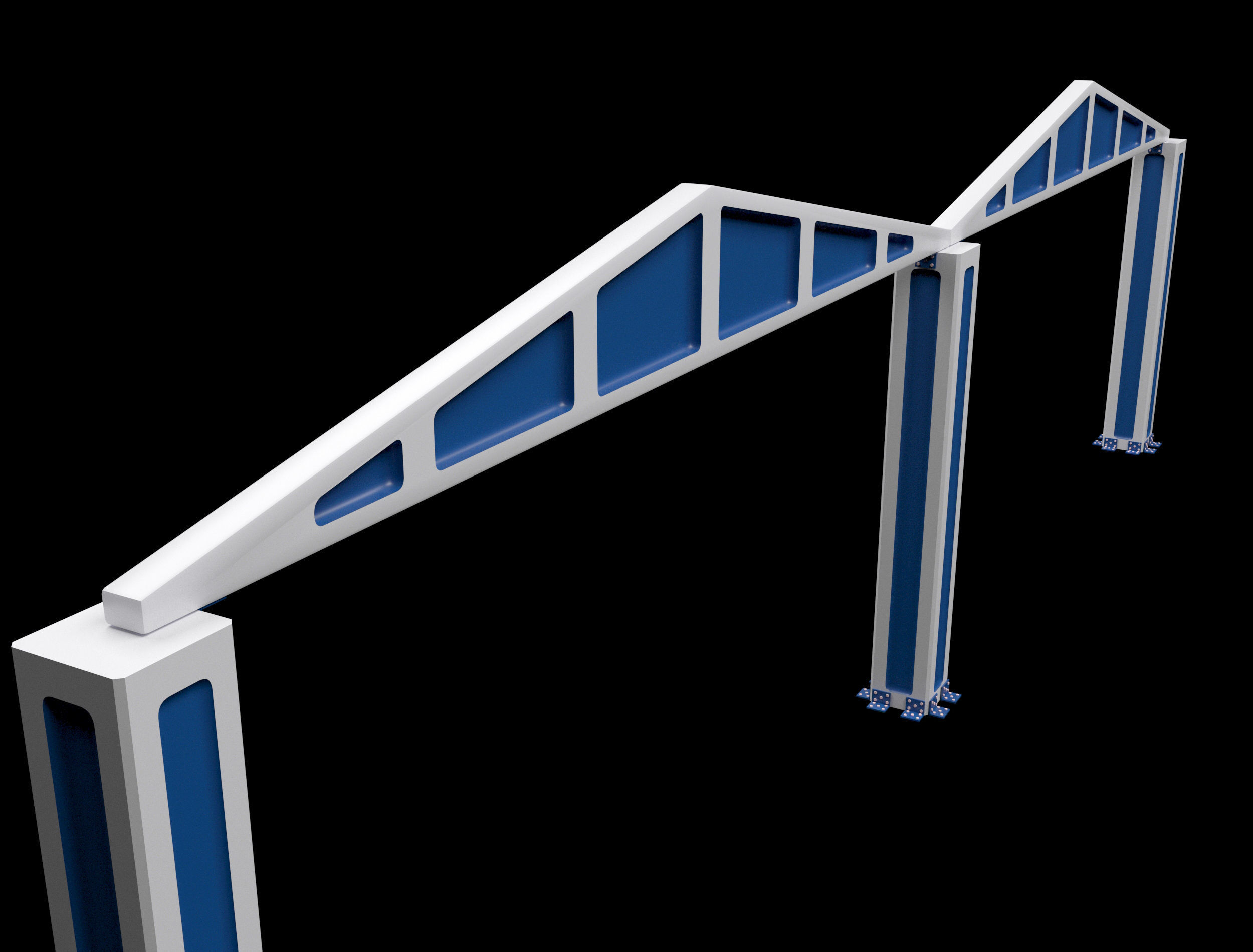 concrete beam 3D model | CGTrader