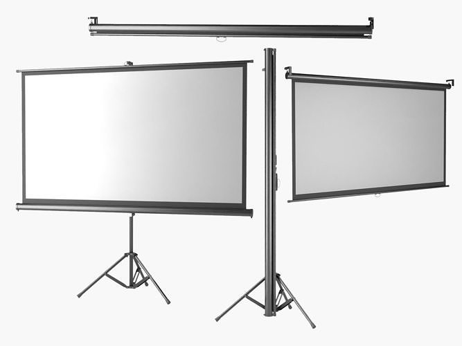 Projector Screen 3D model | CGTrader