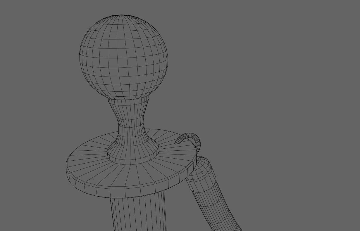 3D model Queue Separator Pedestal - Organizador de Fila VR / AR / low-poly | CGTrader