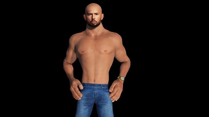 3D model Andrew Tate 3D Character Ready For Animation VR / AR / low ...