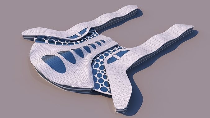 0108 - Organic Building 3D model | CGTrader