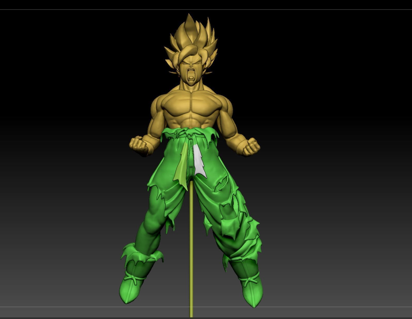 Goku - Super Sajan - Dragonball - Dragon Ball Z 3D model 3D printable ...