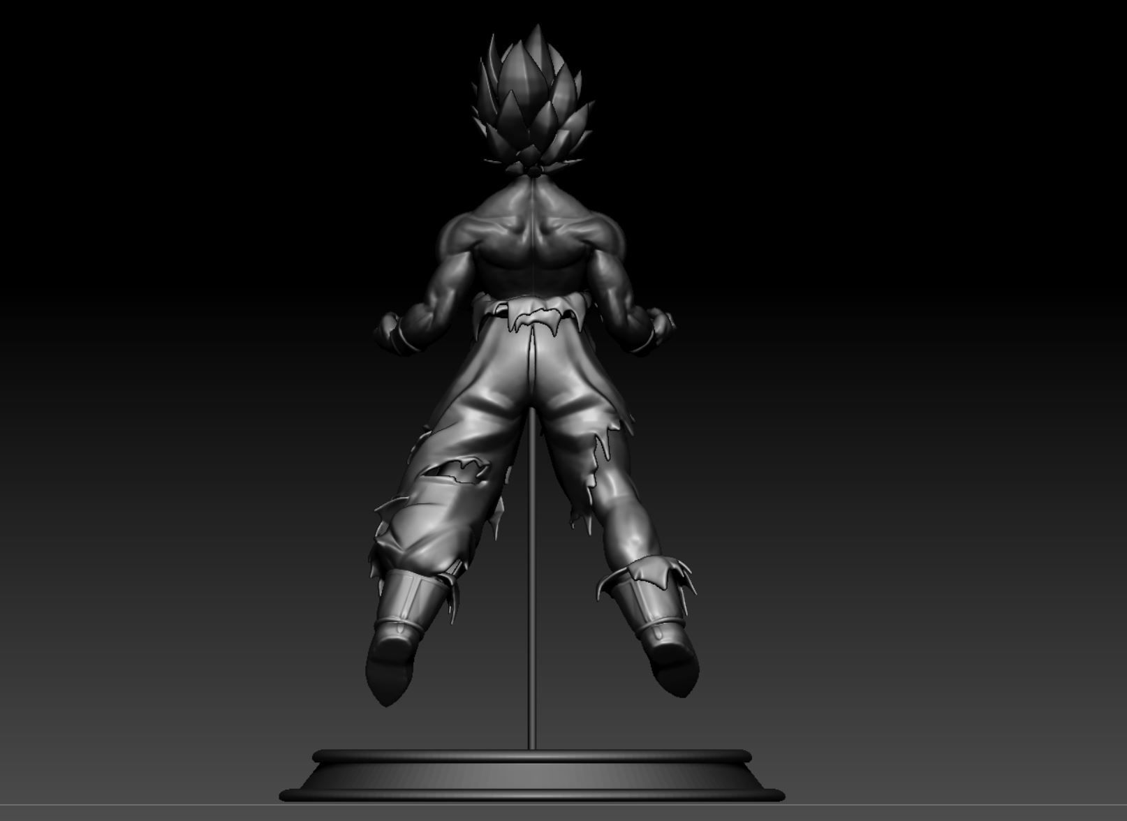 Goku - Super Sajan - Dragonball - Dragon Ball Z 3D model 3D printable ...