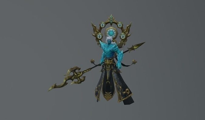 3D model HERO KNIGHT 8 LOW POLY CREATURE Low-poly 3D model VR / AR ...