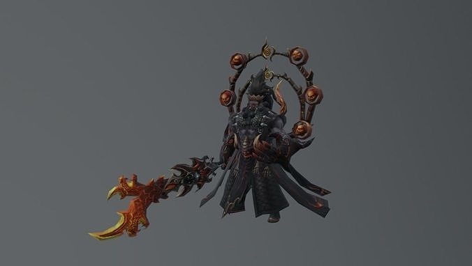 3D model HERO KNIGHT 10 LOW POLY CREATURE Low-poly 3D model VR / AR ...