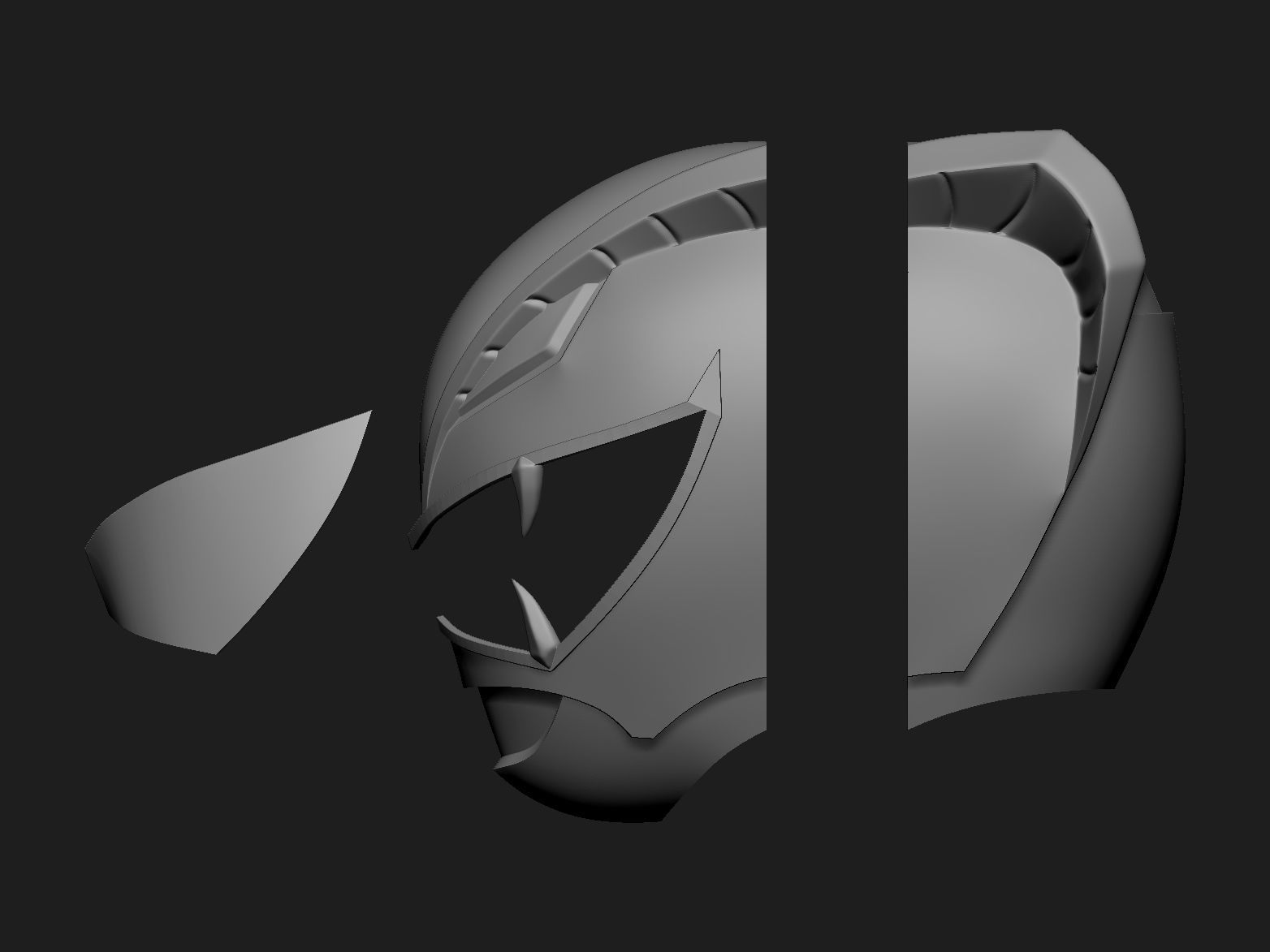 Power Ranger Wild Force Cobra Helmet 3D model 3D printable | CGTrader