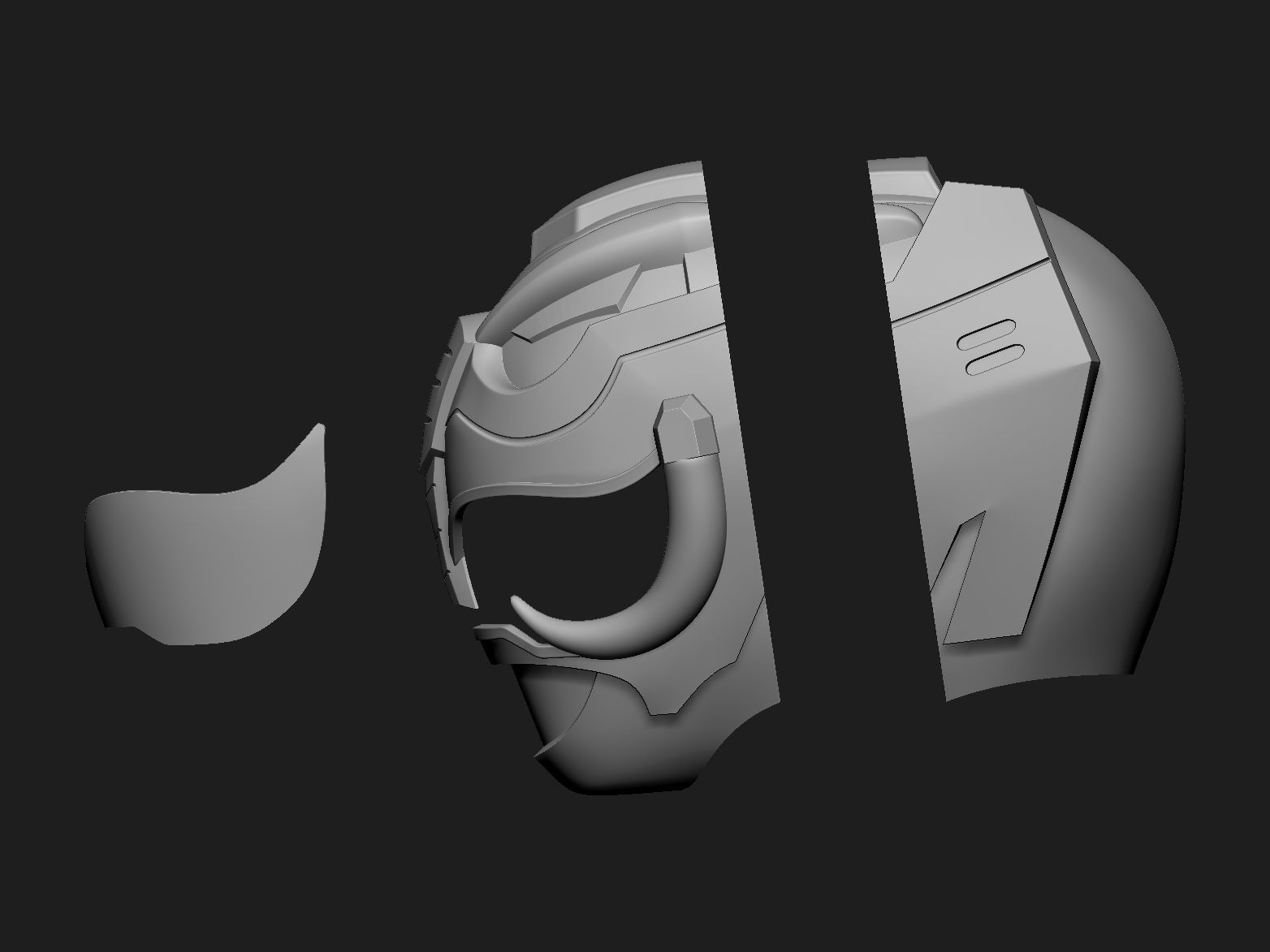 Power Ranger Wild Force Elephant Helmet 3D model 3D printable | CGTrader