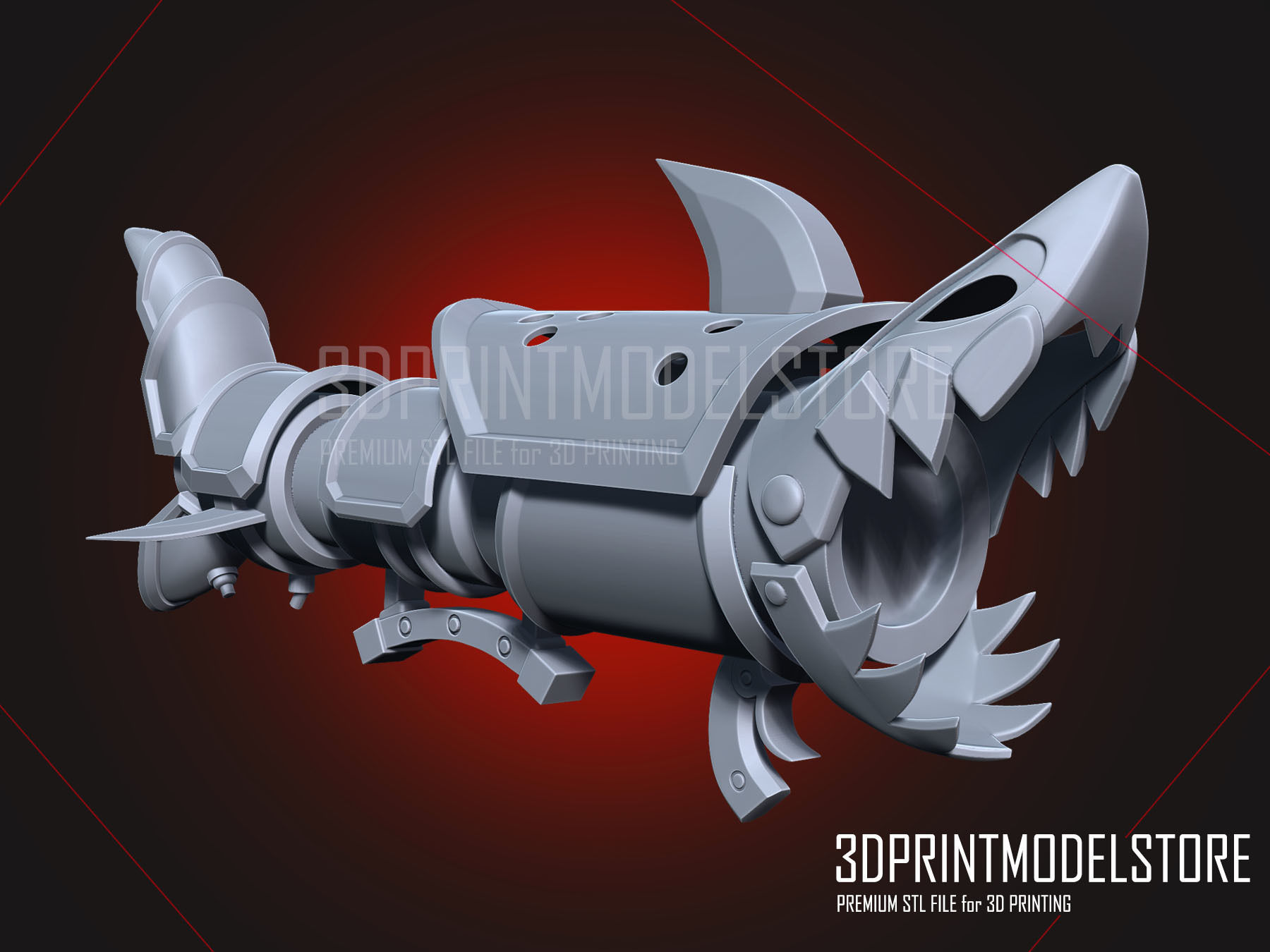 Fishbones STL File for Cosplay 3D model 3D printable | CGTrader