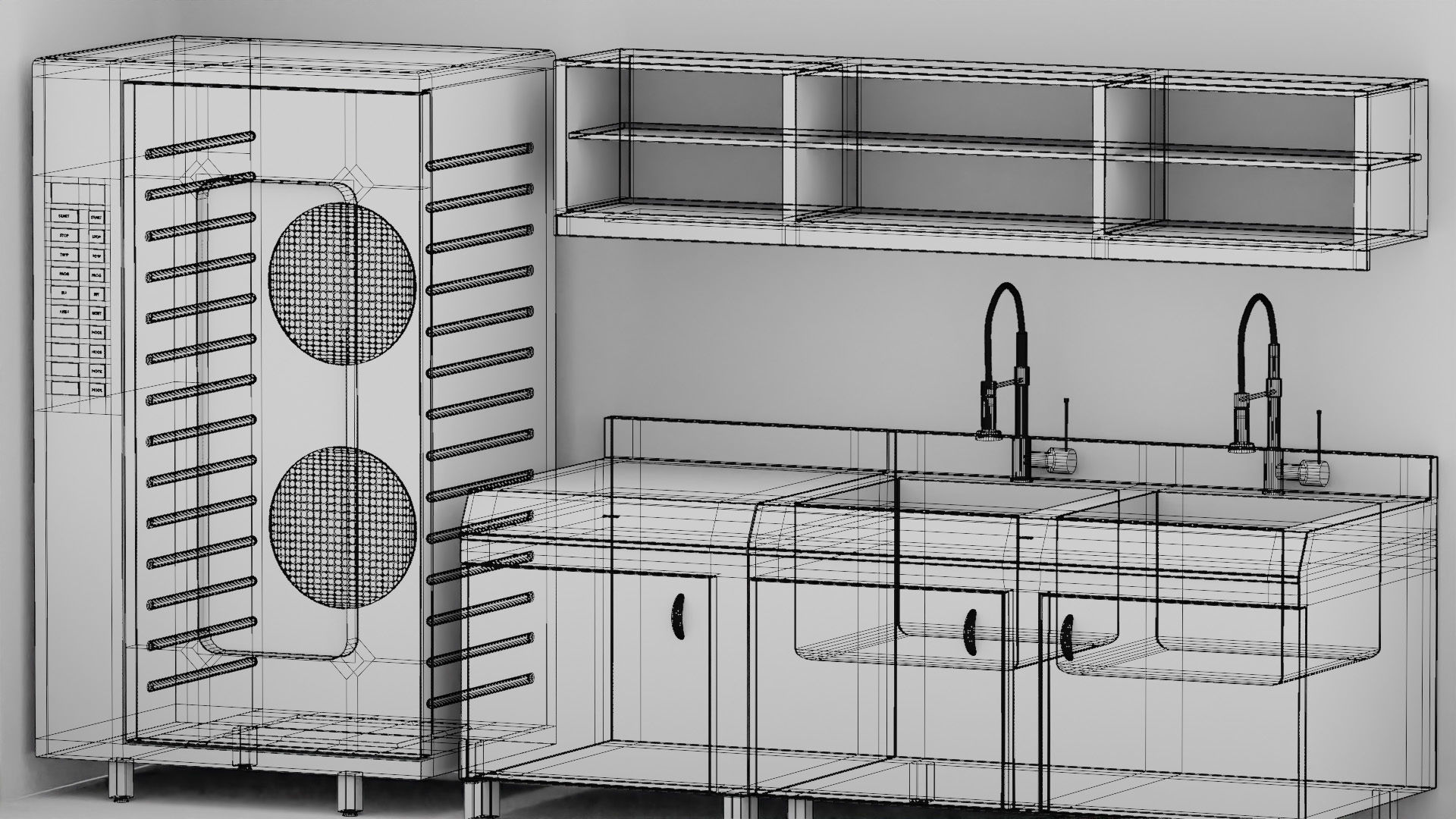 Industrial Kitchen 3D model | CGTrader