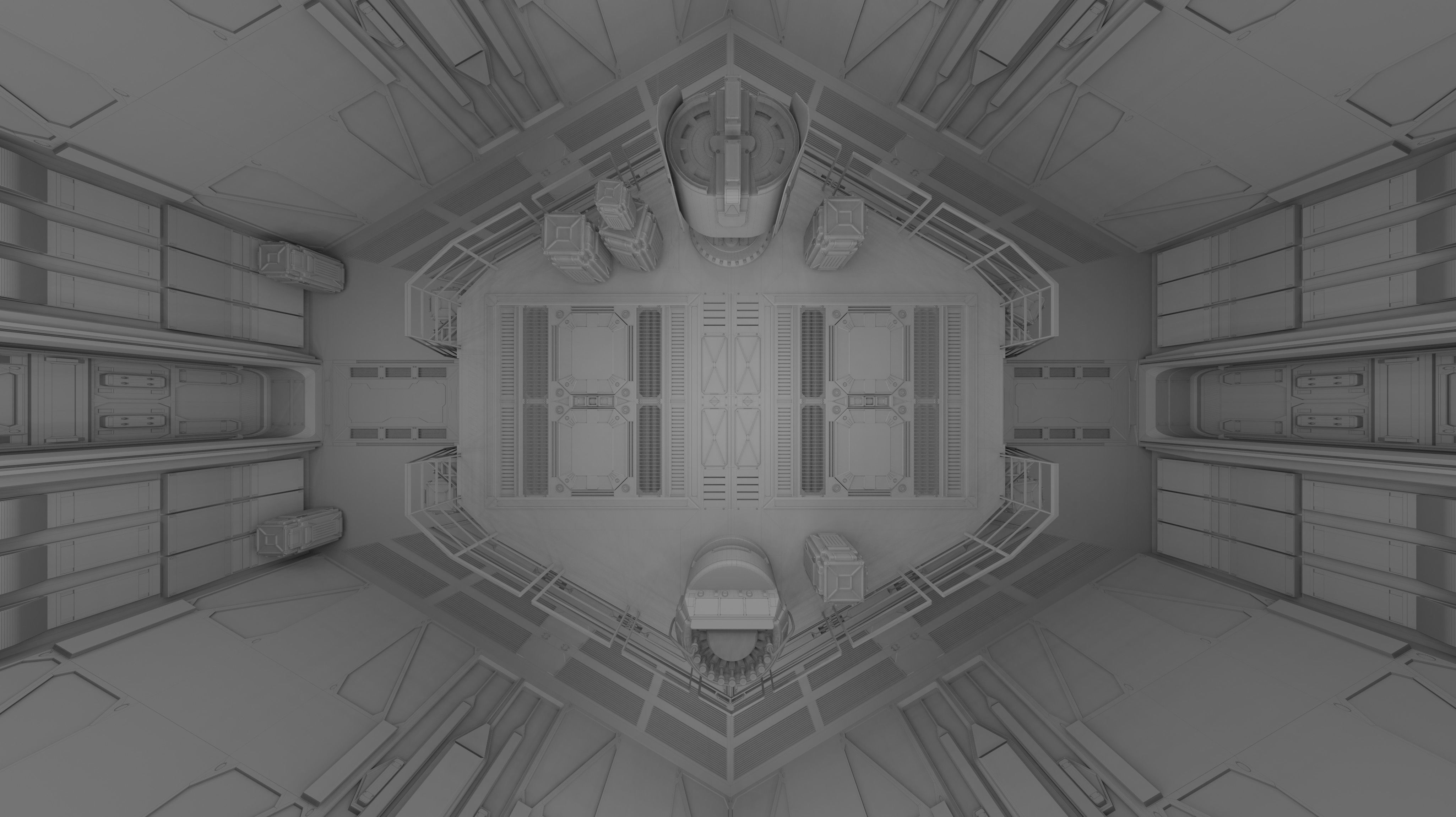 Laboratory control room 3D model | CGTrader