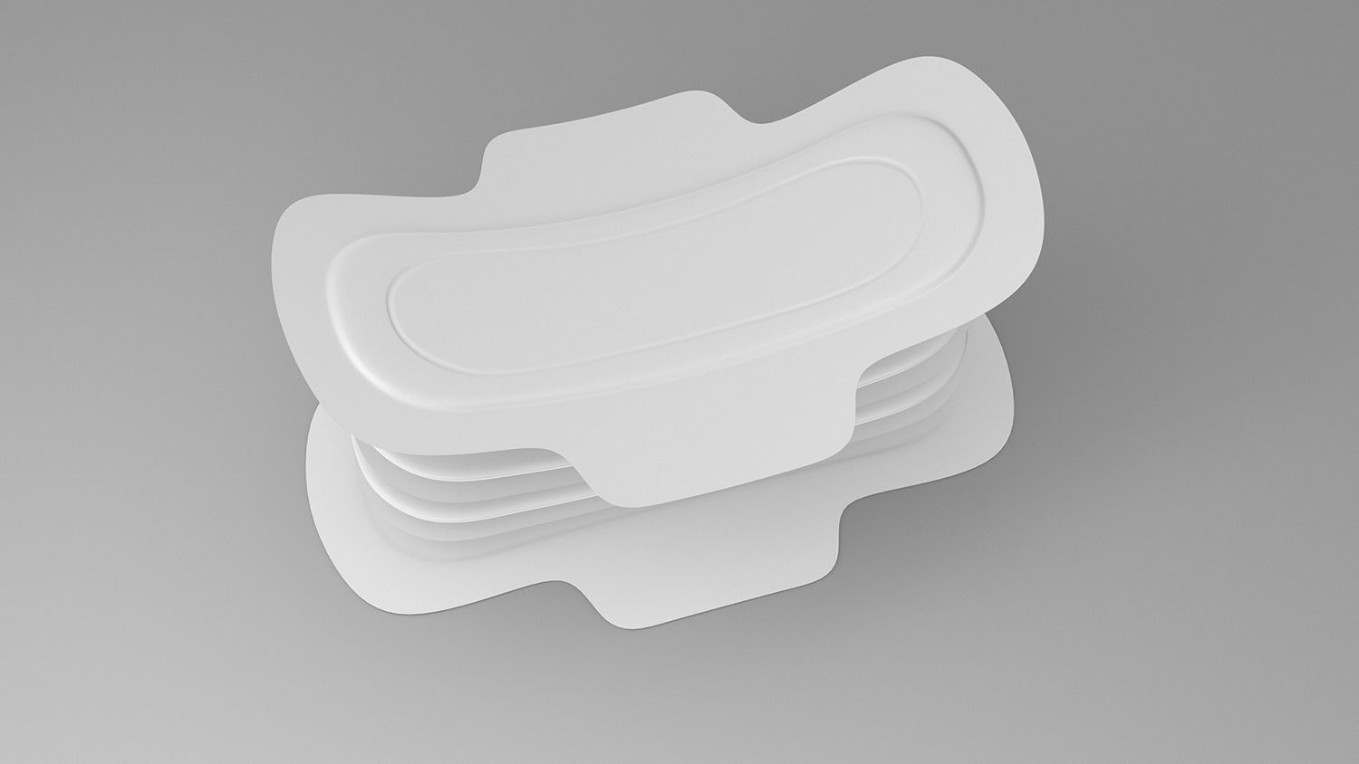 Sanitary Napkin Pads Layers 3D model | CGTrader