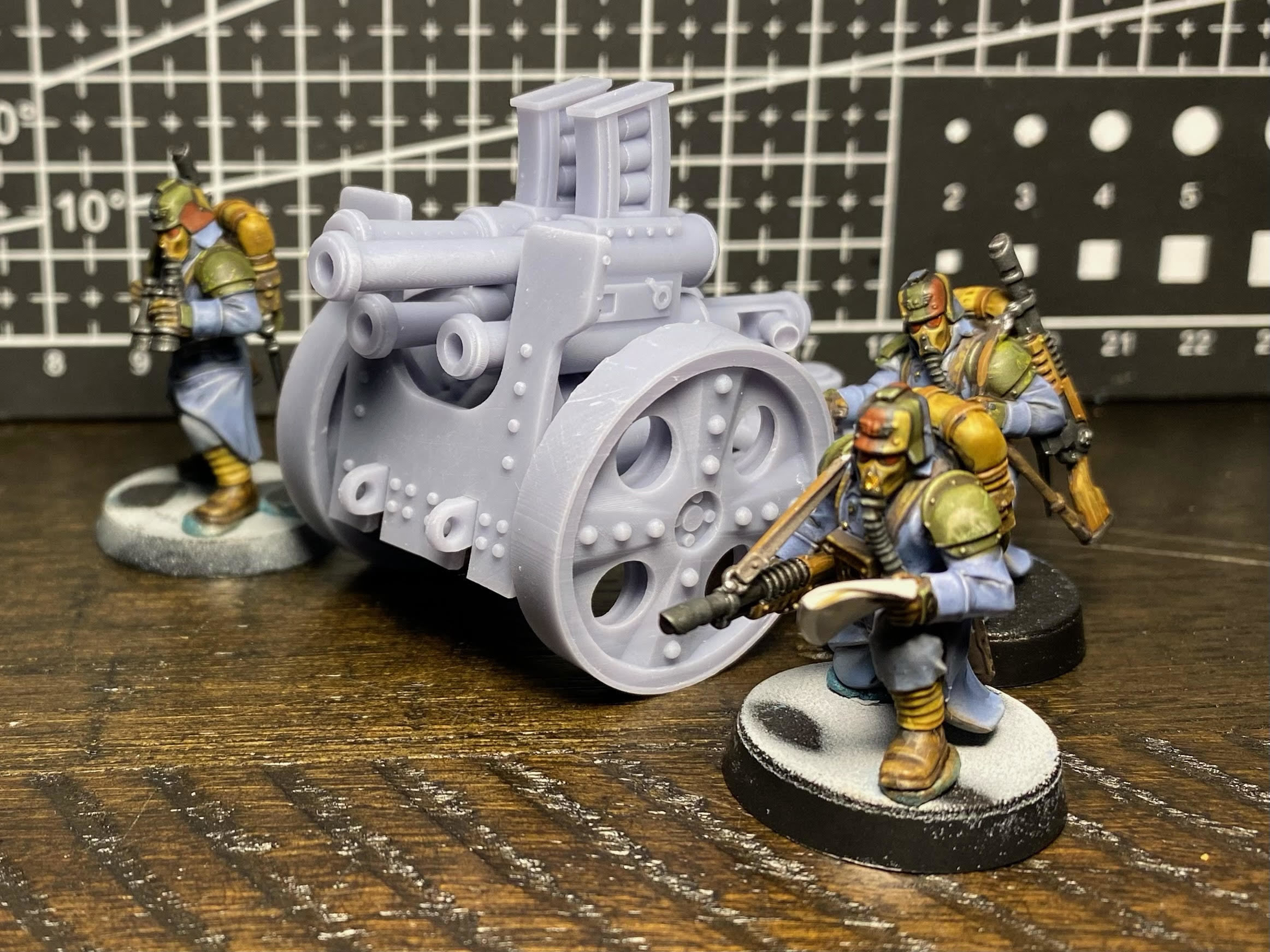 Squat Gun and Support Weapon Carriage 3D model 3D printable | CGTrader