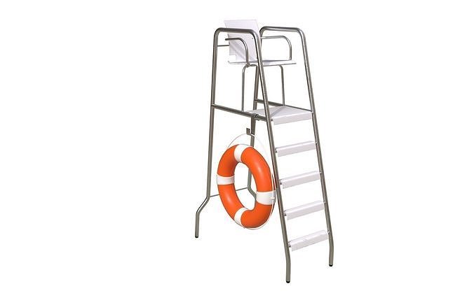 Lifeguard Chair 3D model | CGTrader
