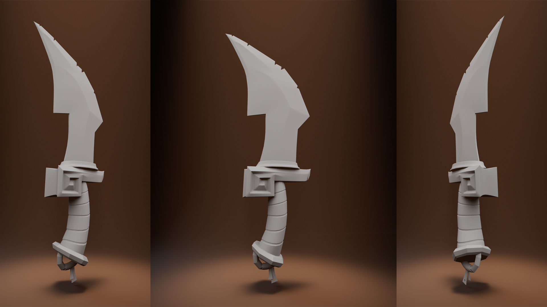 3D model Sword 3D Model - Game Ready Low Poly VR / AR / low-poly | CGTrader