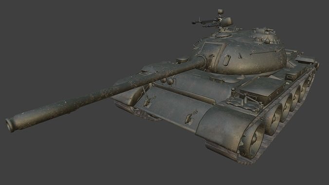 3D model T54 Soviet Tank VR / AR / low-poly | CGTrader