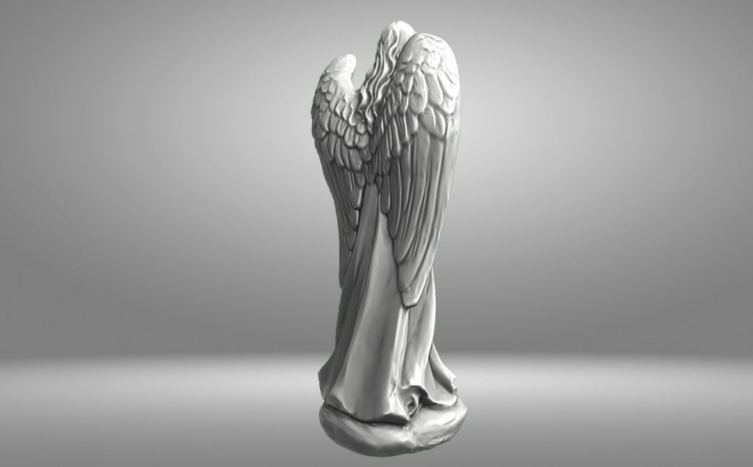 Angel Statue 3D model 3D printable | CGTrader