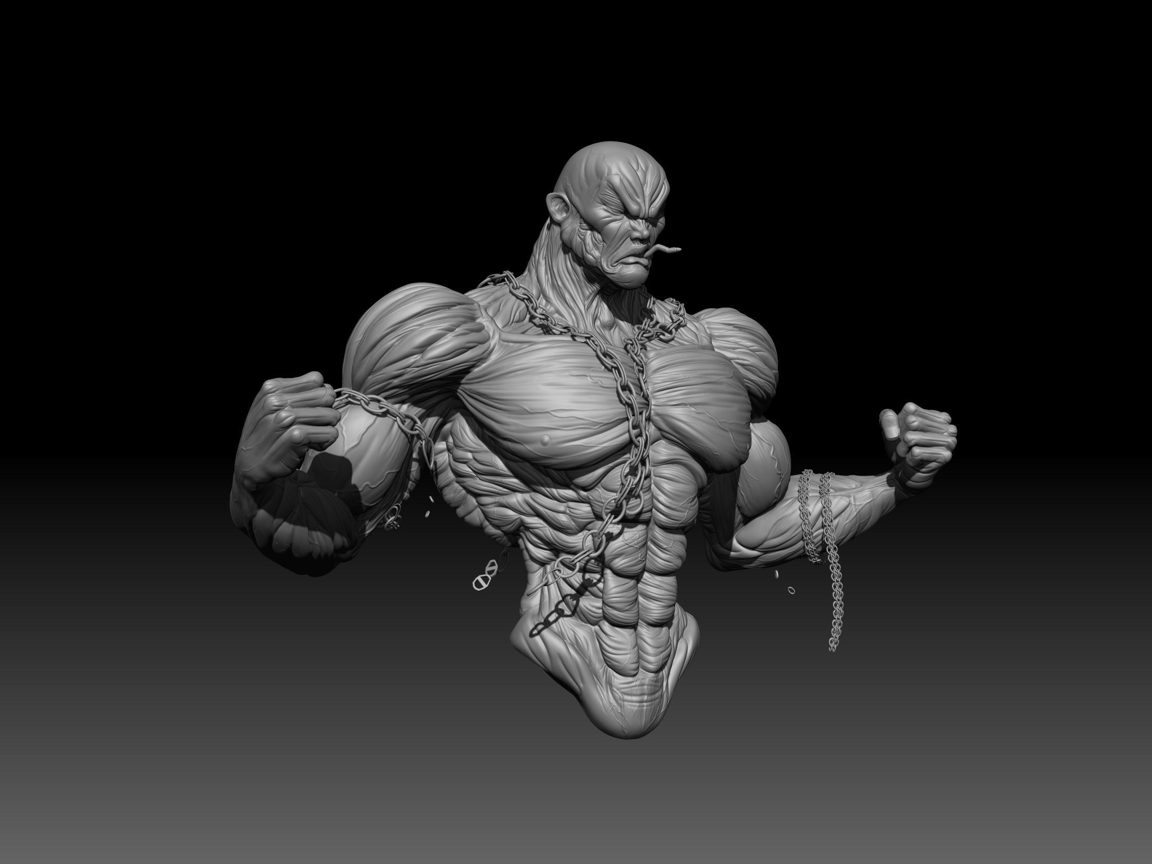 Charactere BAKI 3D model | CGTrader