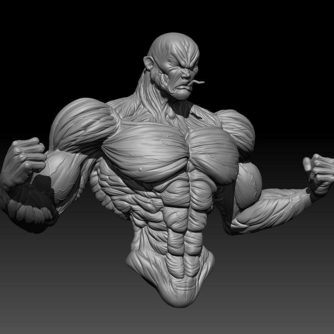 Charactere BAKI 3D model | CGTrader