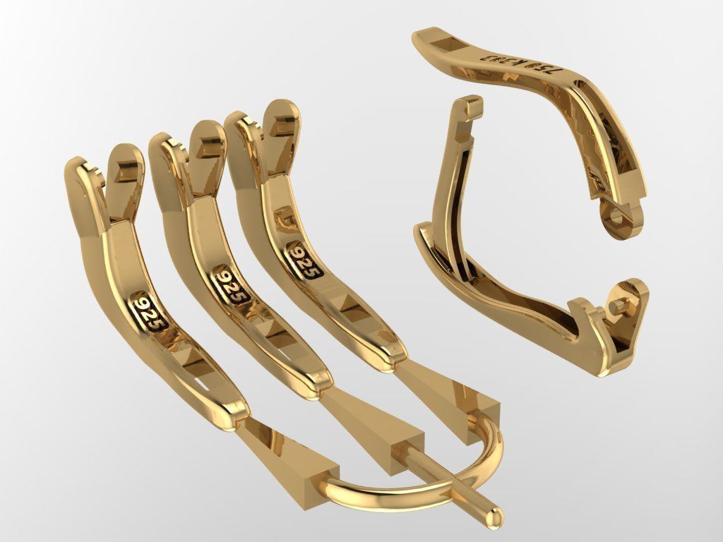 hinge and Lock 3D model 3D printable | CGTrader