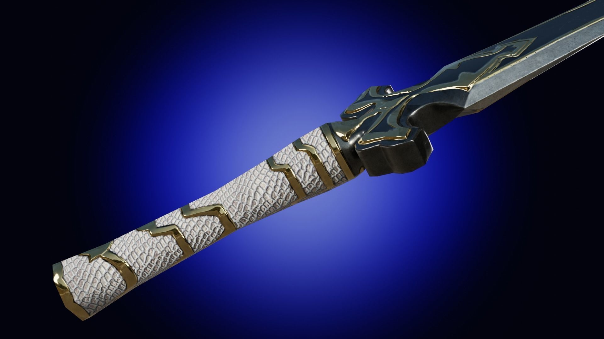 3D model Weapon fantasy anime longsword sword VR / AR / low-poly | CGTrader