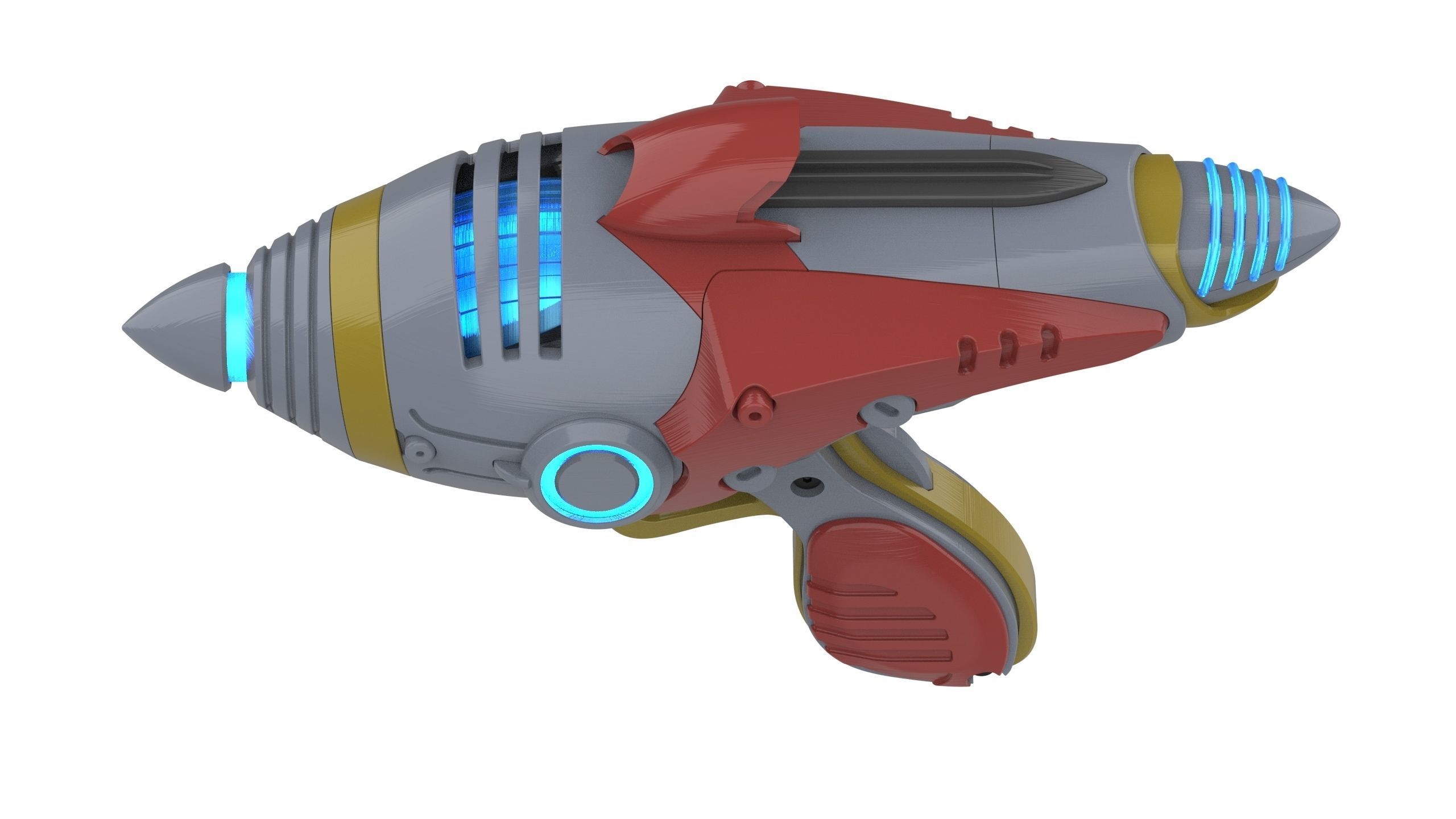 Alien Blaster - Fallout - Printable 3d model - STL files 3D model 3D ...