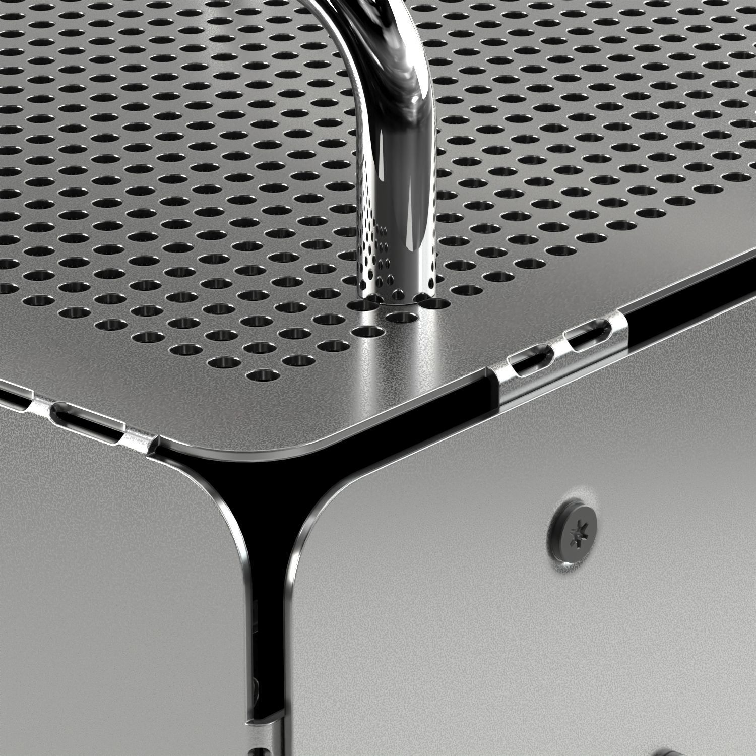 Simple mini-ITX pc case Computer-1 3D model | CGTrader