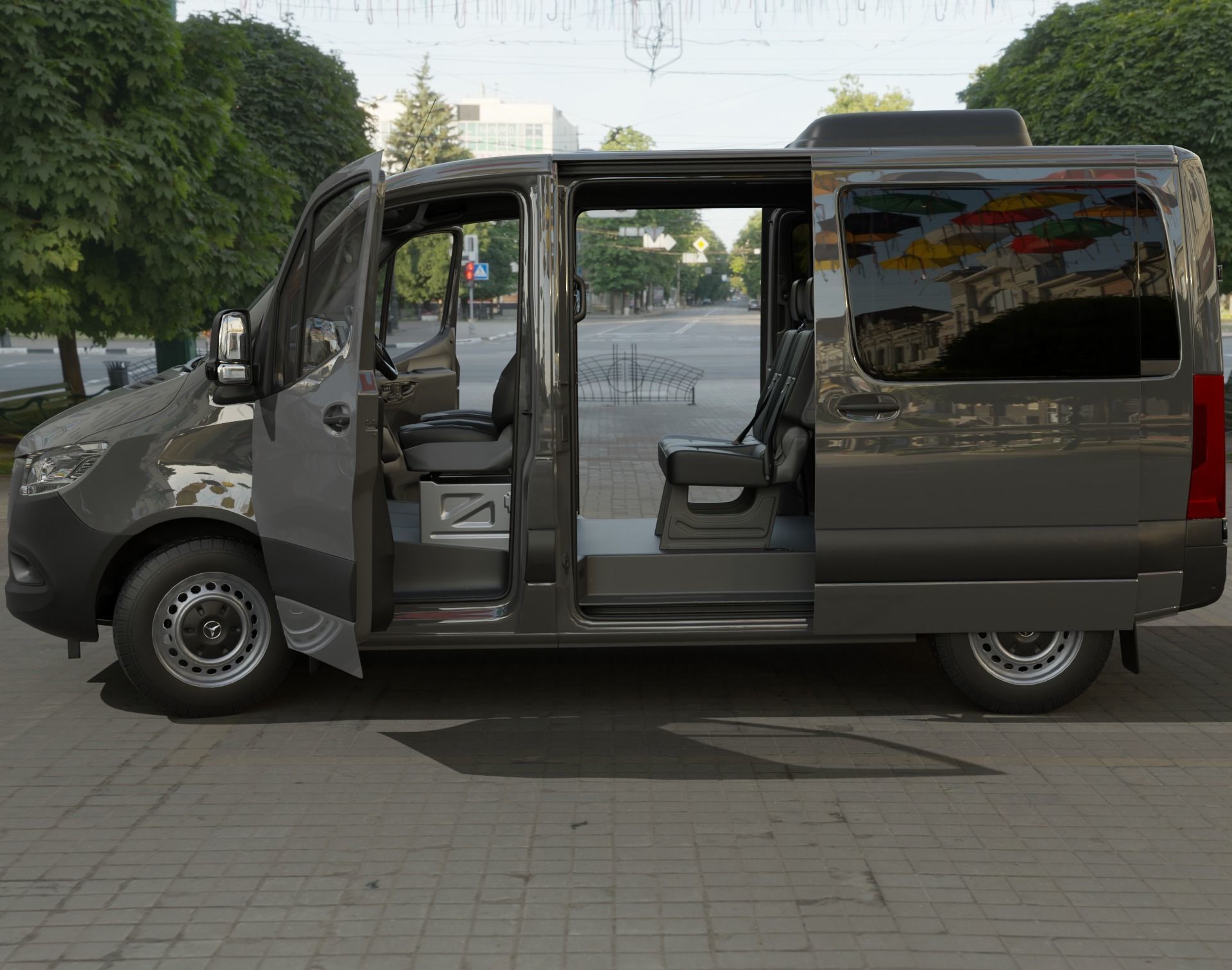 Mercedes Benz Sprinter 319 Low Roof Short Version 3D model | CGTrader