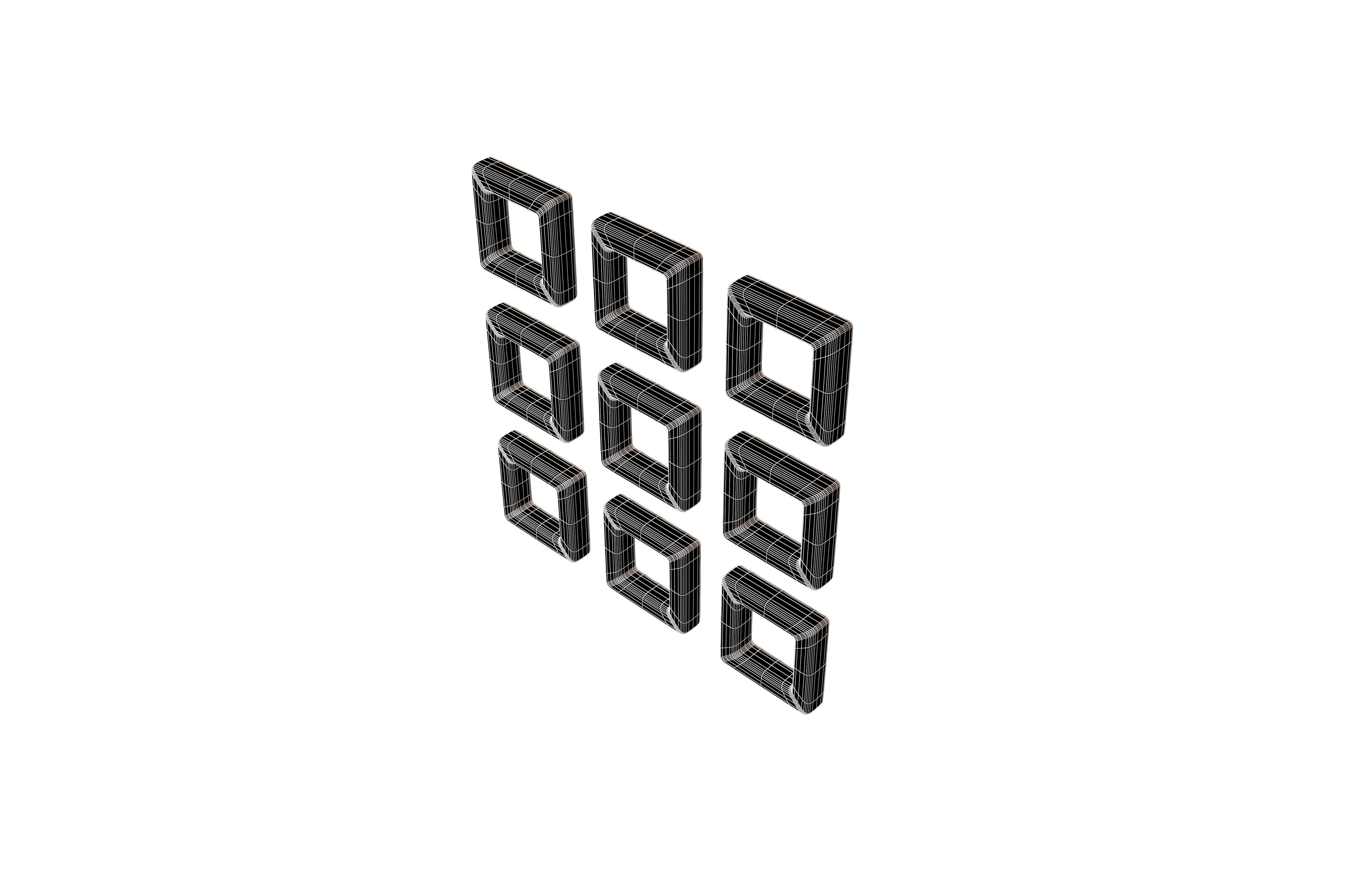 3D model Grid Symbol v1 001 VR / AR / low-poly | CGTrader