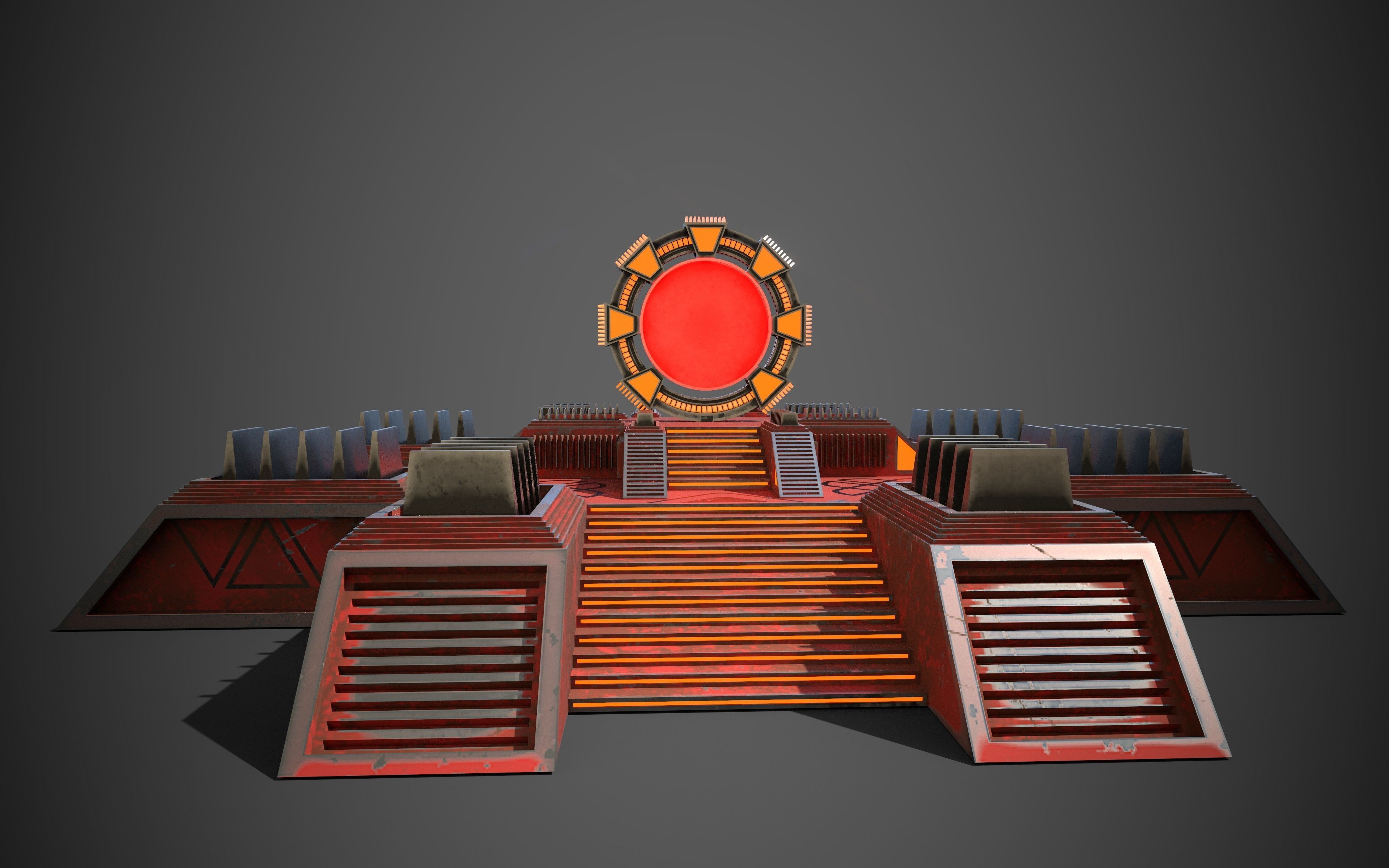 3D model Star Gate Portal One VR / AR / low-poly | CGTrader