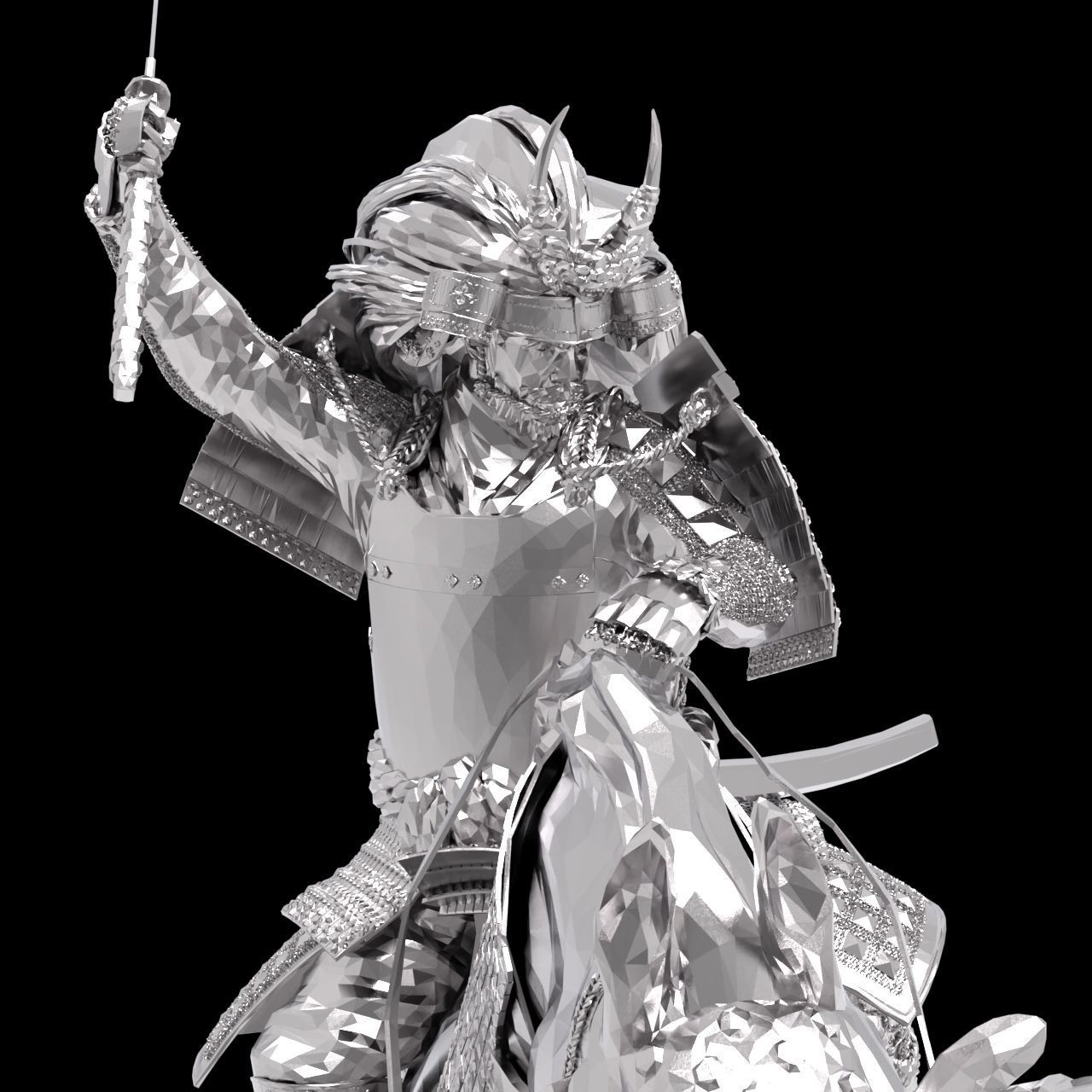 Takeda Shingen - Japanese Historical Figure 3D model 3D printable ...