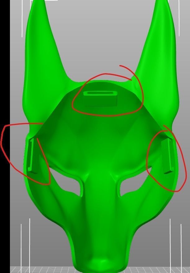 Anubis mask 3D model 3D printable | CGTrader