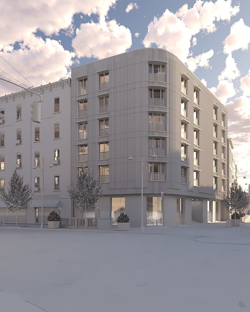 Office Building Exterior Scene 3D model 3D model | CGTrader