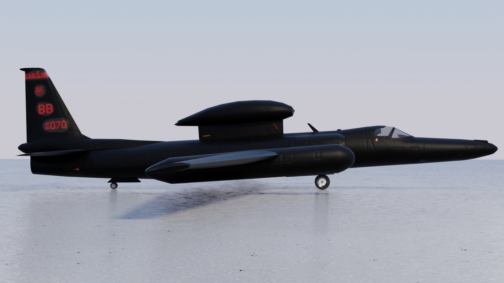 3D model Lockheed U-2S Dragon Lady VR / AR / low-poly | CGTrader