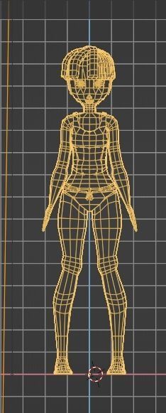 3D model Female anime character VR / AR / low-poly | CGTrader