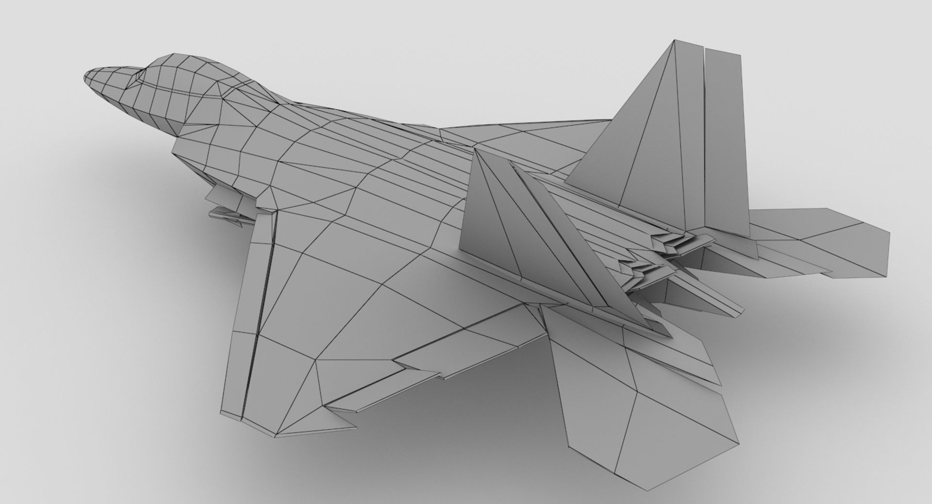 3D model Raptor F22 VR / AR / low-poly | CGTrader