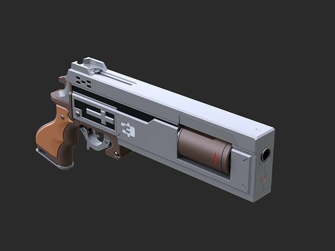 Happy Chaos pistol - Guilty Gear Strive 3D model 3D printable | CGTrader
