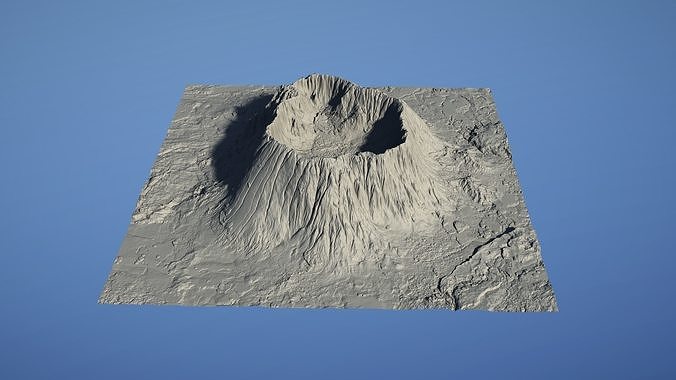 Landscape Environment Volcano 03 3D model | CGTrader