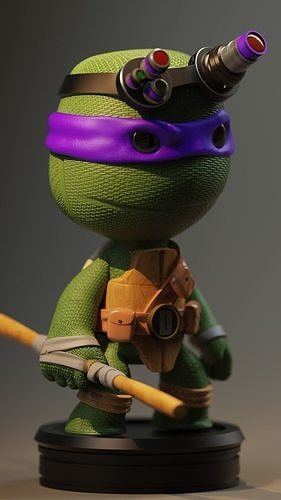 Donatello Teenage Mutant Ninjas Turtle 3D model 3D printable | CGTrader