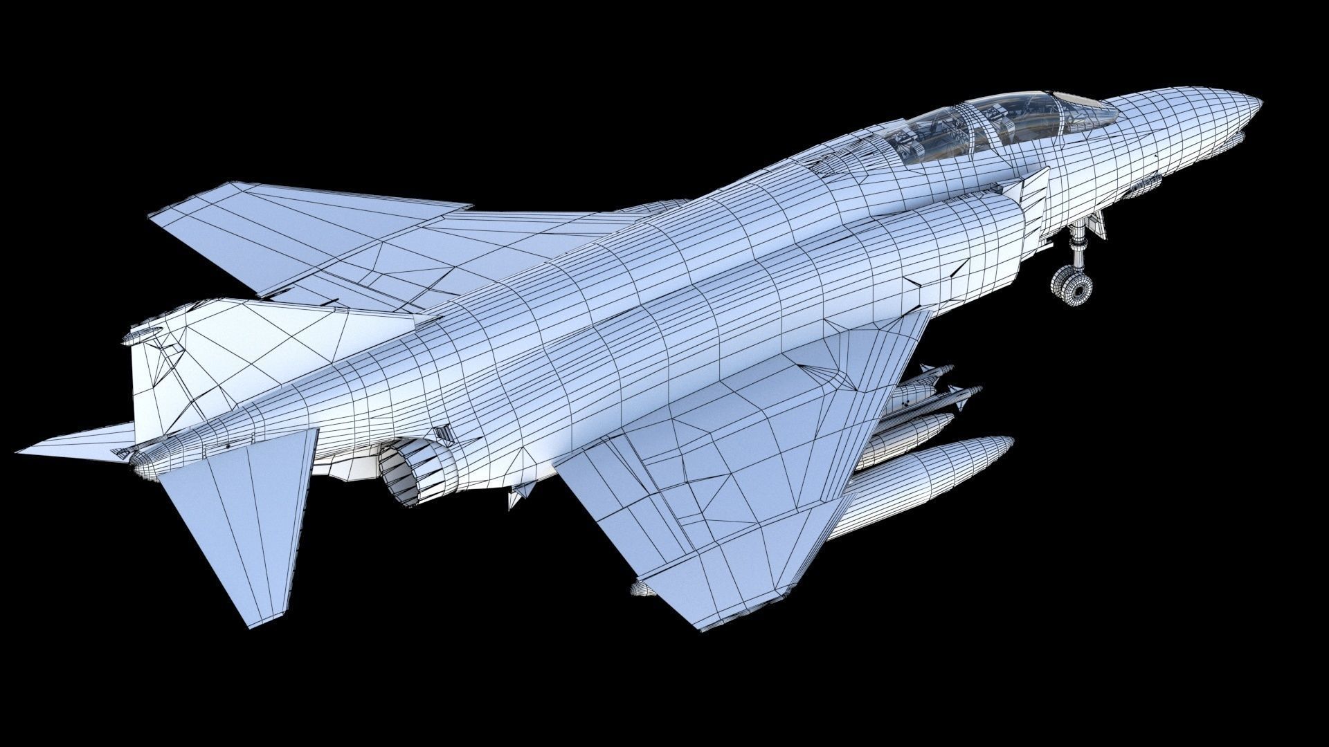 F-4 Phantom II 3D model | CGTrader
