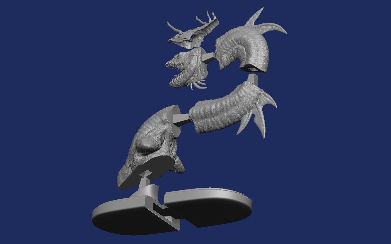 Winged Nazgul - Dragon 3D model 3D printable | CGTrader