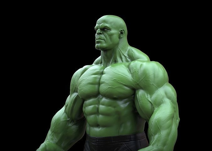 Hulk Anatomy-Basemesh 3D model | CGTrader