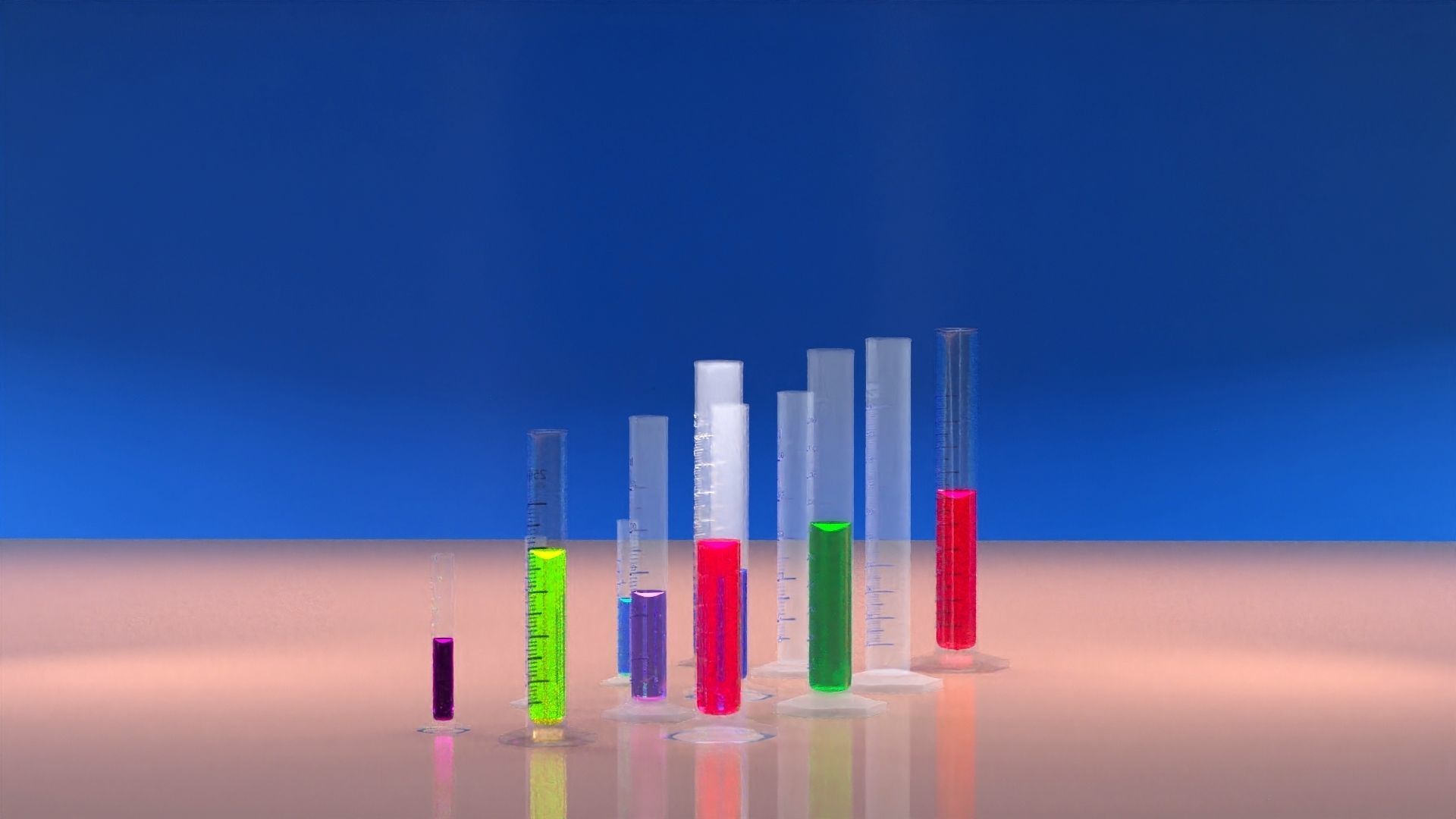 3D model Chemistry Laboratory measuring Cylinders 3dsmax Corona ...
