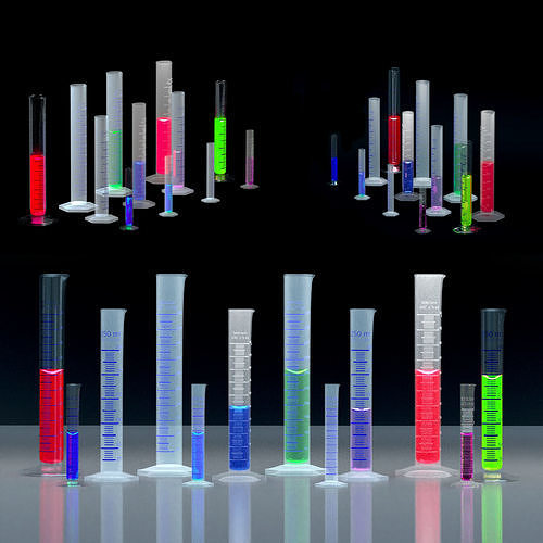 3D model Chemistry Laboratory measuring Cylinders 3dsmax Corona ...