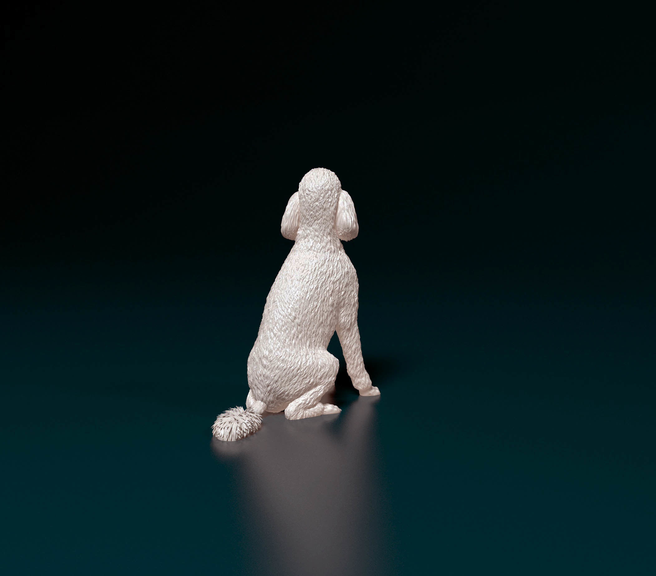 Poodle 4 3D model 3D printable | CGTrader