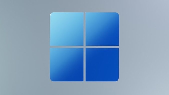 Windows 11 Abstract Logo customized with studio lighting free 3D model ...